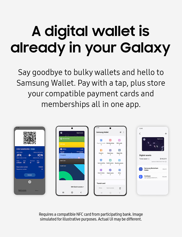 A digital wallet is already in your Galaxy - mobile